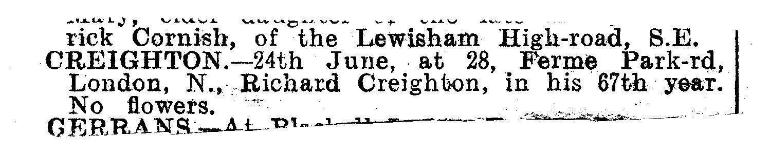 Richard-Creighton-death-notice | California Genealogical Society